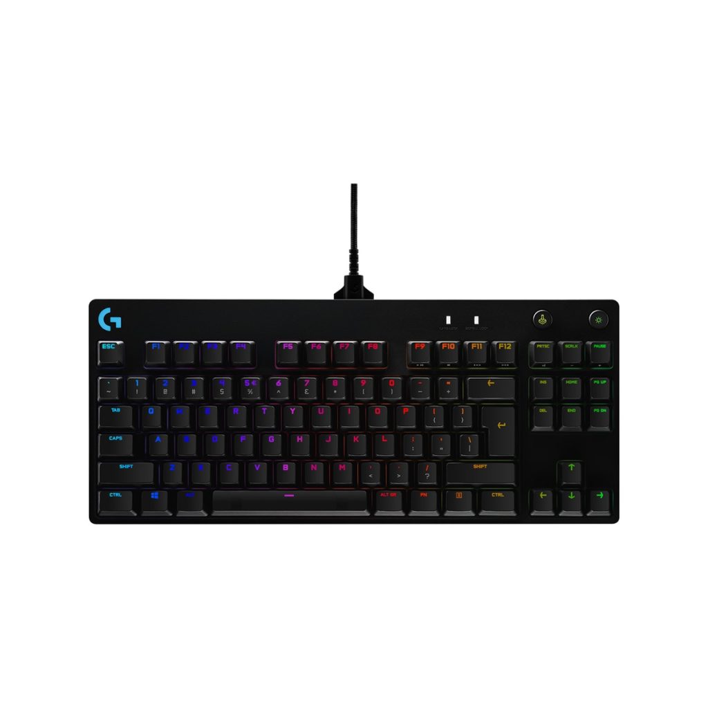 LOGITECH G PRO MECHANICAL GAMING KEYBOARD WITH GX CLICKY SWITCHES ...