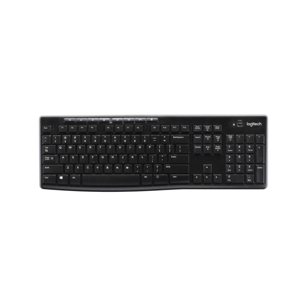LOGITECH K270 FULL SIZE WIRELESS KEYBOARD, BLACK – Umsindisi Technology ...